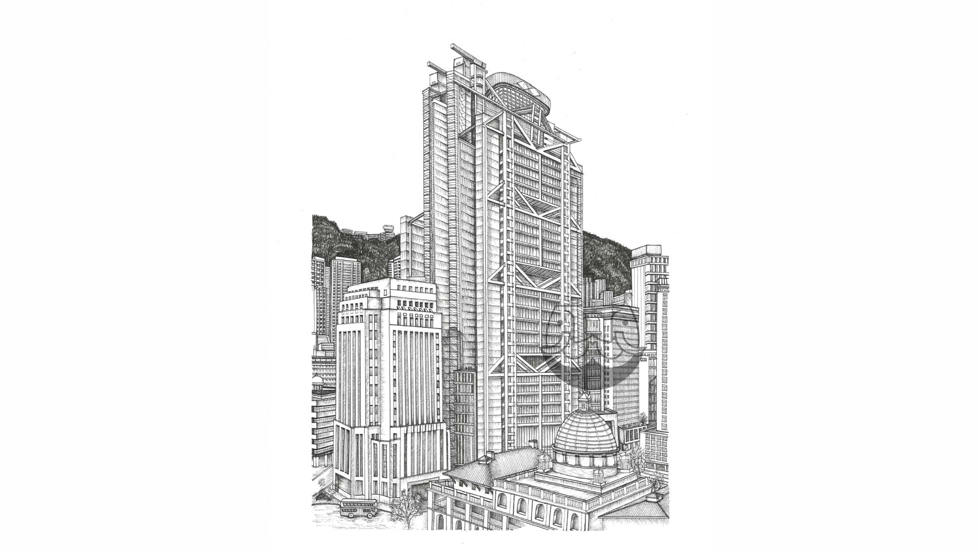 HSBC Building Hong Kong – Creating Maya