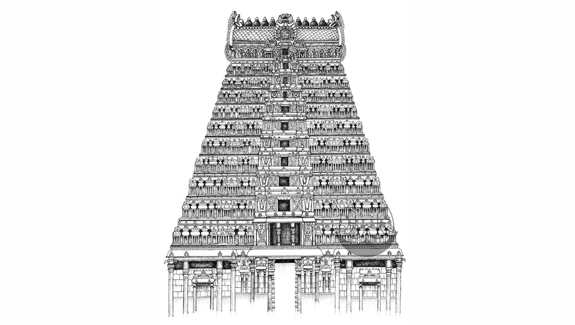 Srivilliputhur Temple - Creating Maya