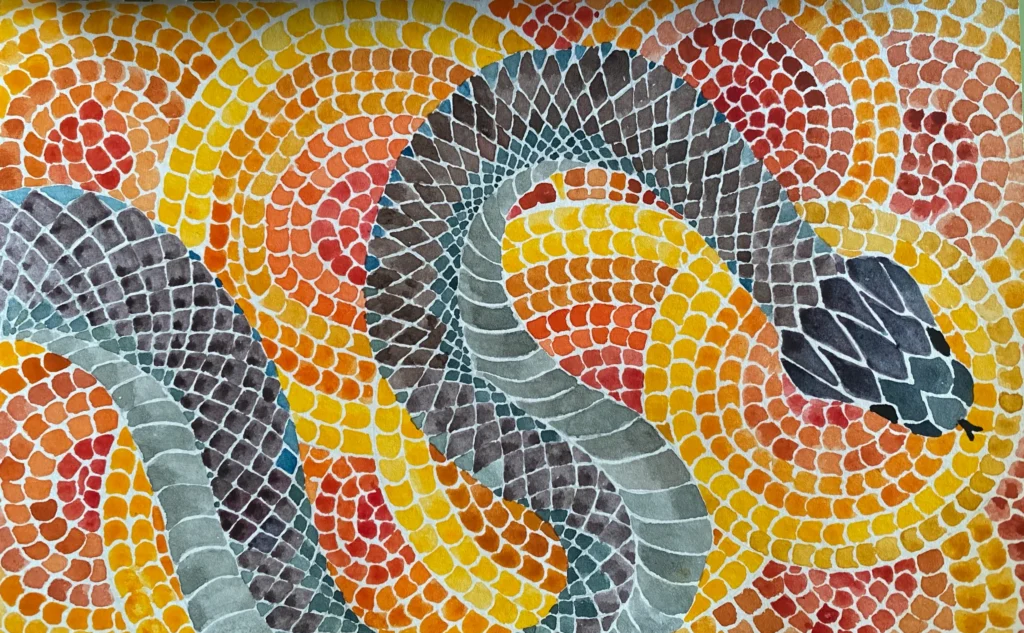 Slithery Snakes’ scaly skins - Creating Maya