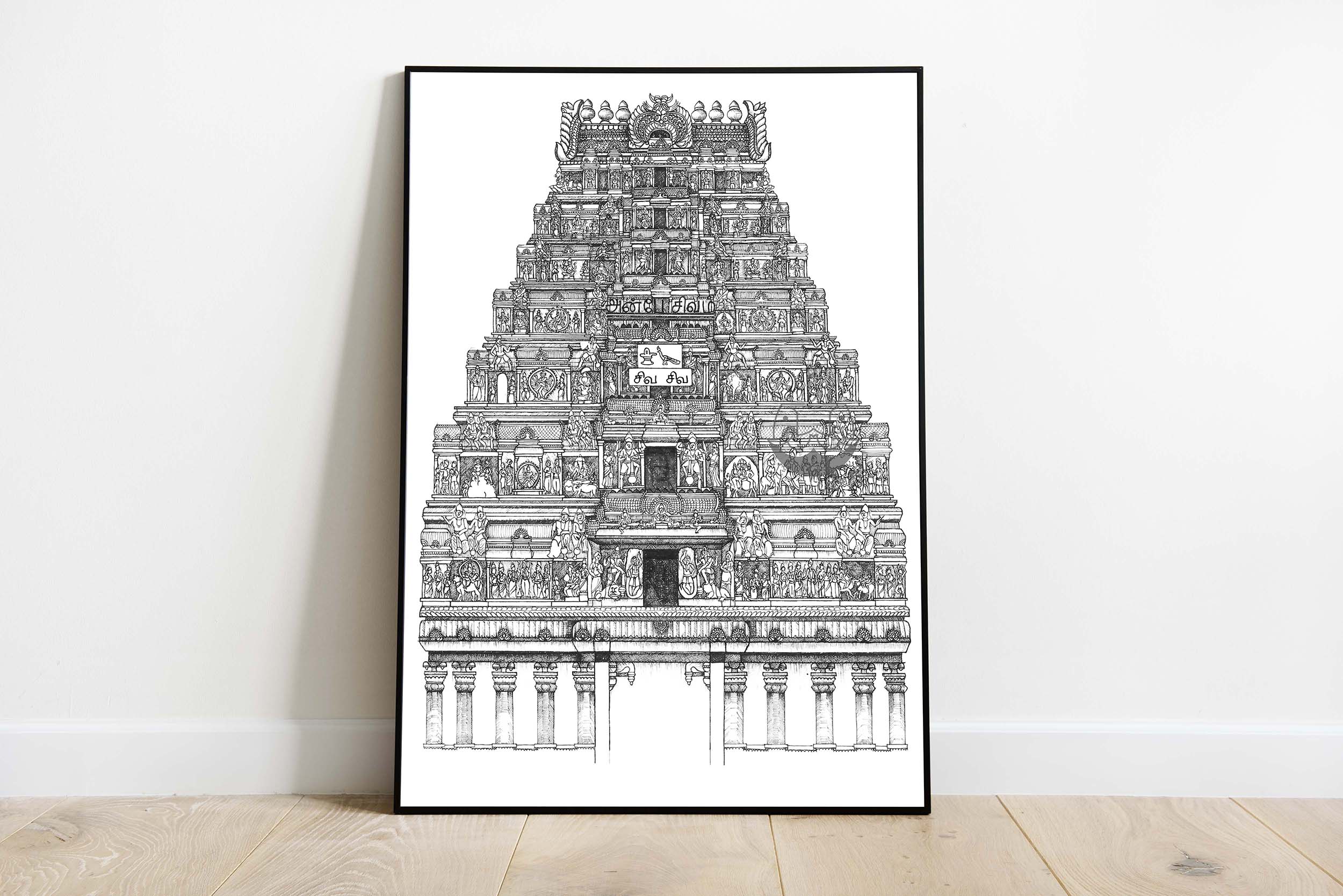 Kapaleeshwarar (Kabali) Temple Gopuram – Gate – Creating Maya